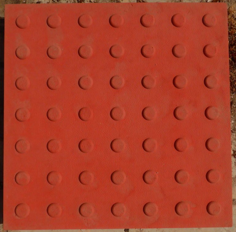 Tactile Pavers | Red Square Pavers